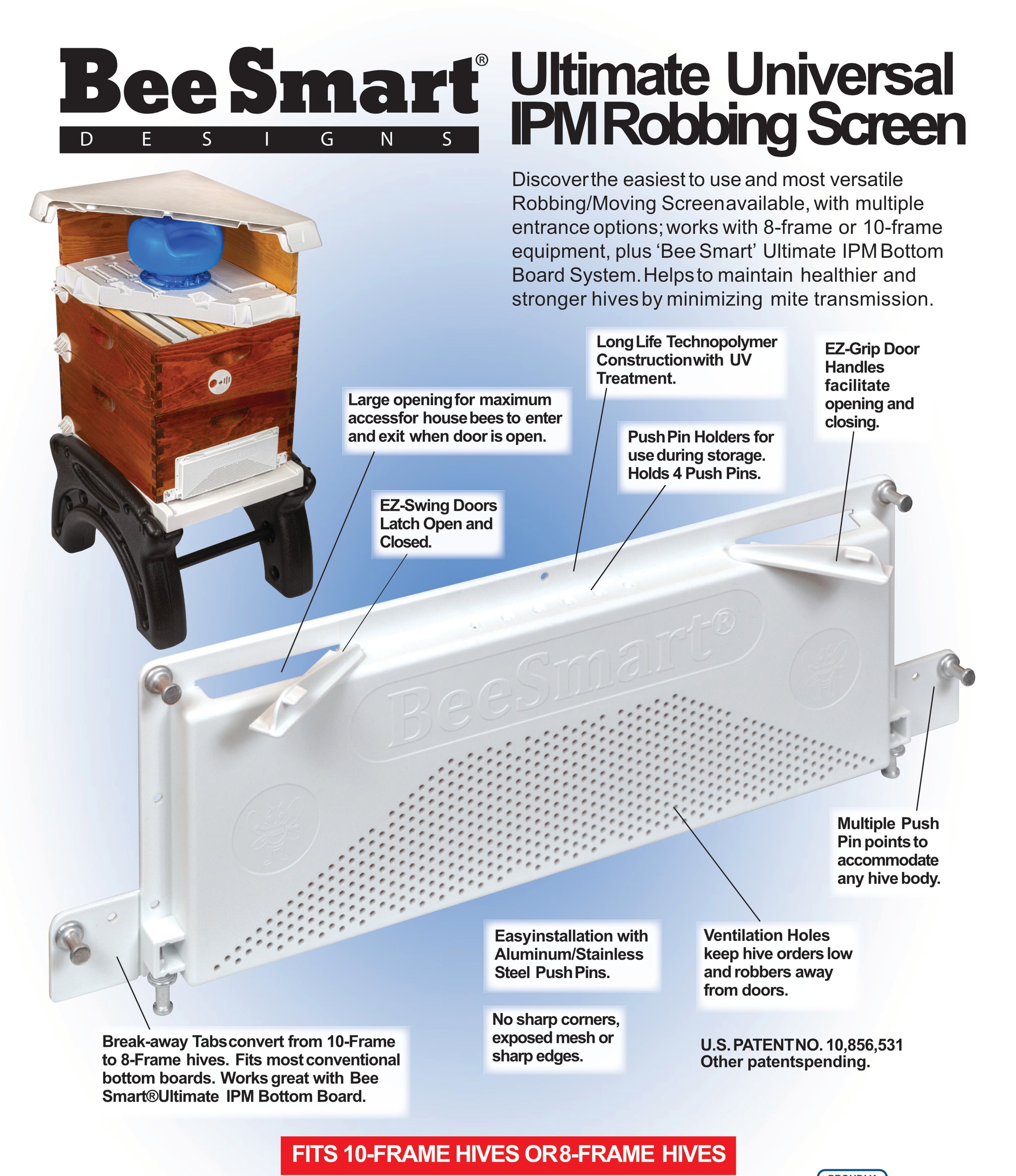 Bee Smart Ultimate Robbing Screen – Spears Bee Farm